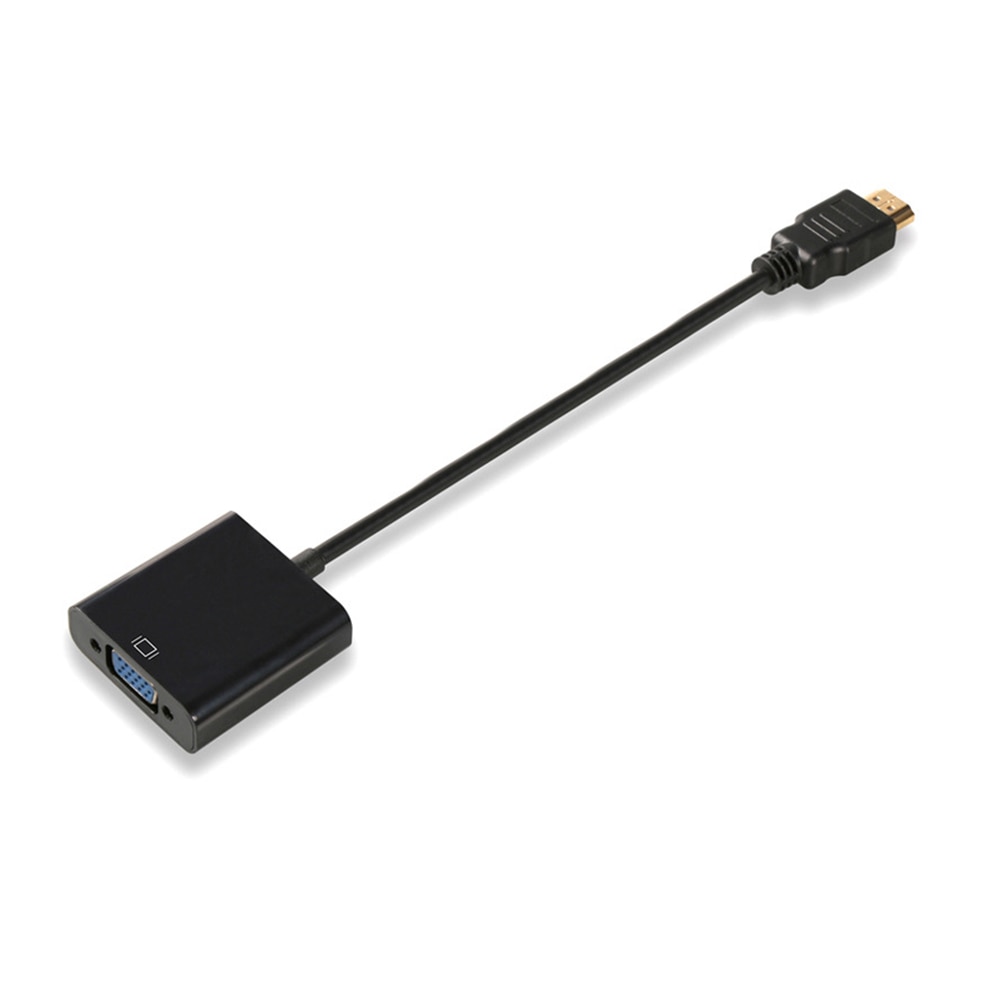 Adaptor monitor, SIHOiSi, HDMI/VGA, 26cm, Negru - eMAG.ro