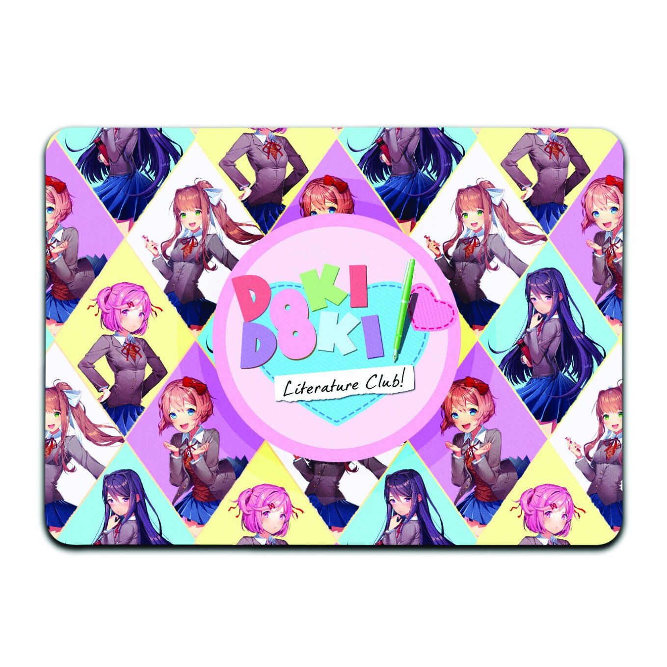 Mousepad Personaje Doki Doki Literature Club si Logo, Baza ...
