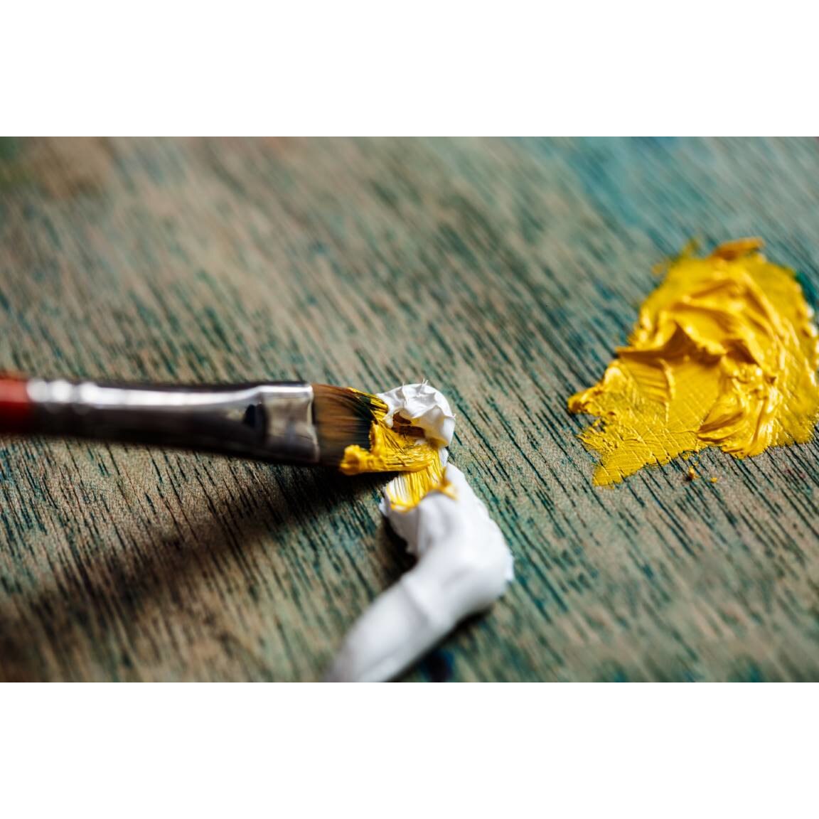 Sticker perete - Pensula Amestecand Culori, 100x70 cm - eMAG.ro