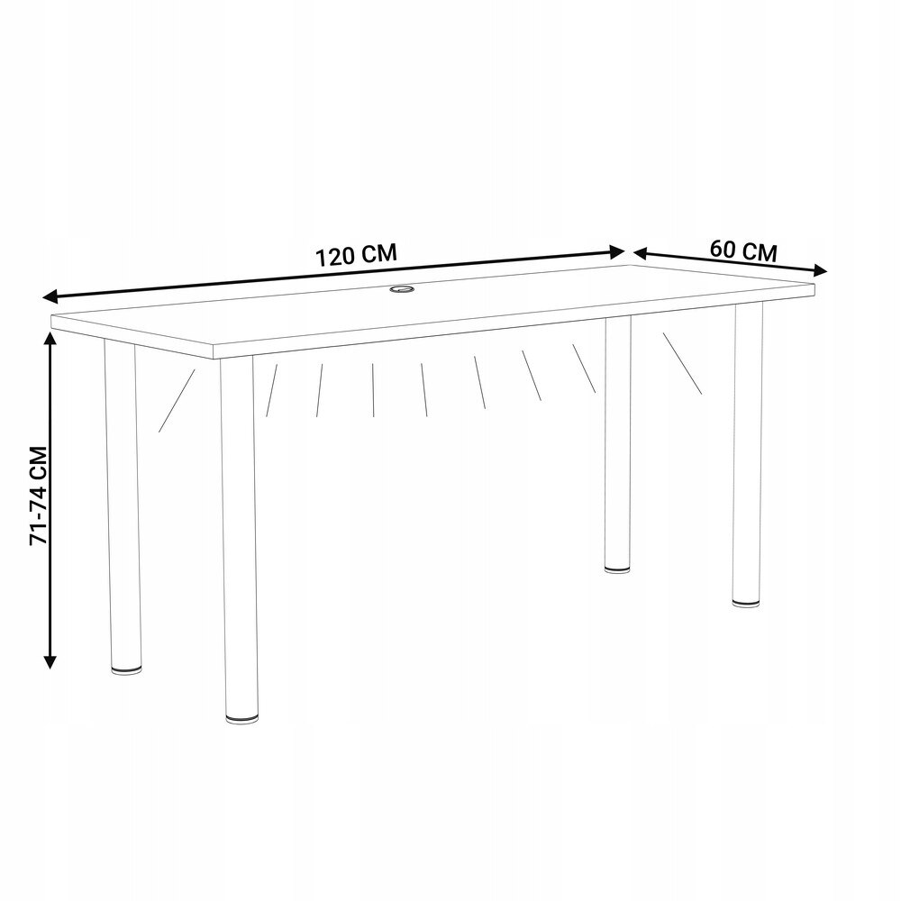 Birou gaming, Plastic/Metal, Alb/Roz - eMAG.ro