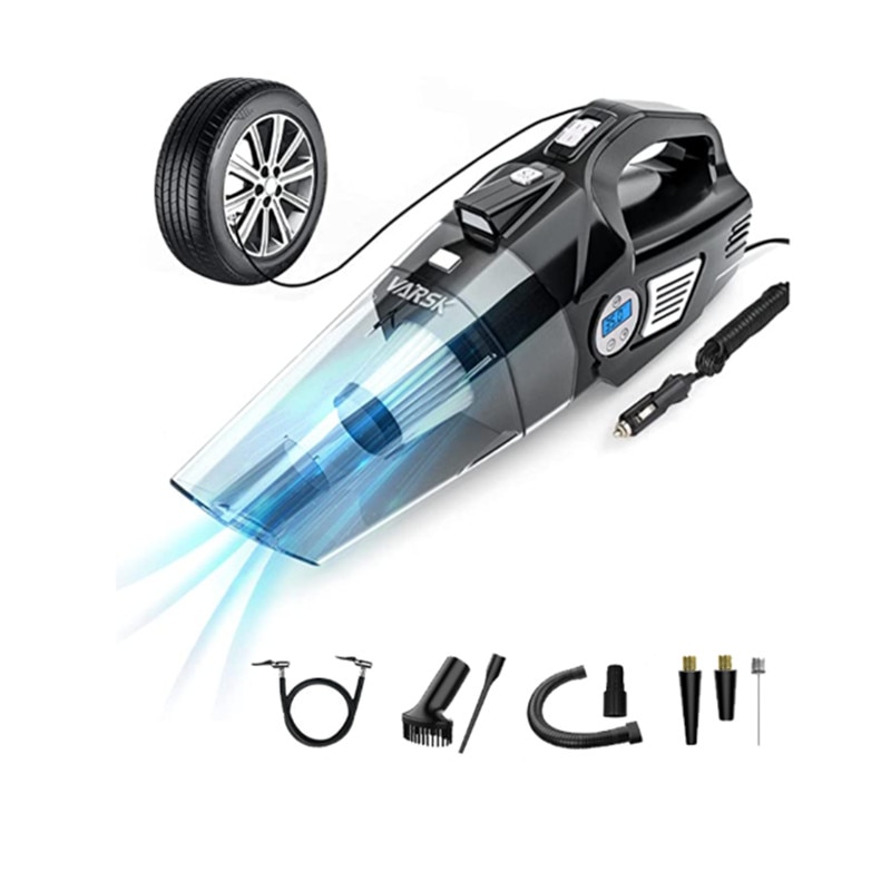 Aspirator auto 4n1, 12 V, Filtru Hepa, 5.5Kpa, Negru - eMAG.ro