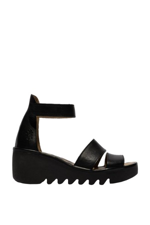Sandale dama Fly London Black Verona, Piele naturala, Negru, 37 - eMAG.ro