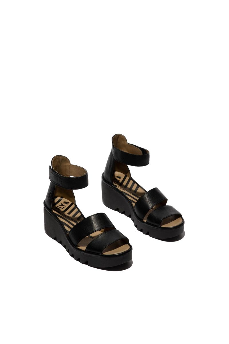Sandale dama Fly London Black Verona, Piele naturala, Negru, 37 - eMAG.ro