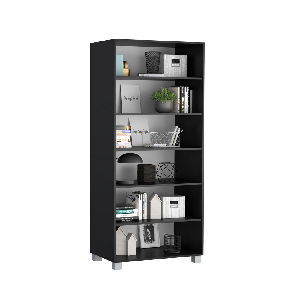 Raft, PAL, 180 x 50 x 80 cm, Negru - eMAG.ro