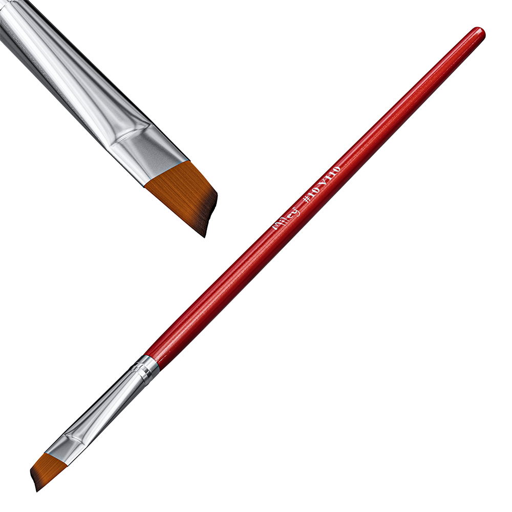 Pensula manichiura Miley, cu varf inclinat, VI10 - eMAG.ro