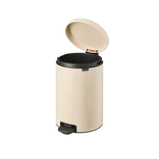 Cos gunoi inox 20l cu pedala new icon soft beige-149948 - eMAG.ro