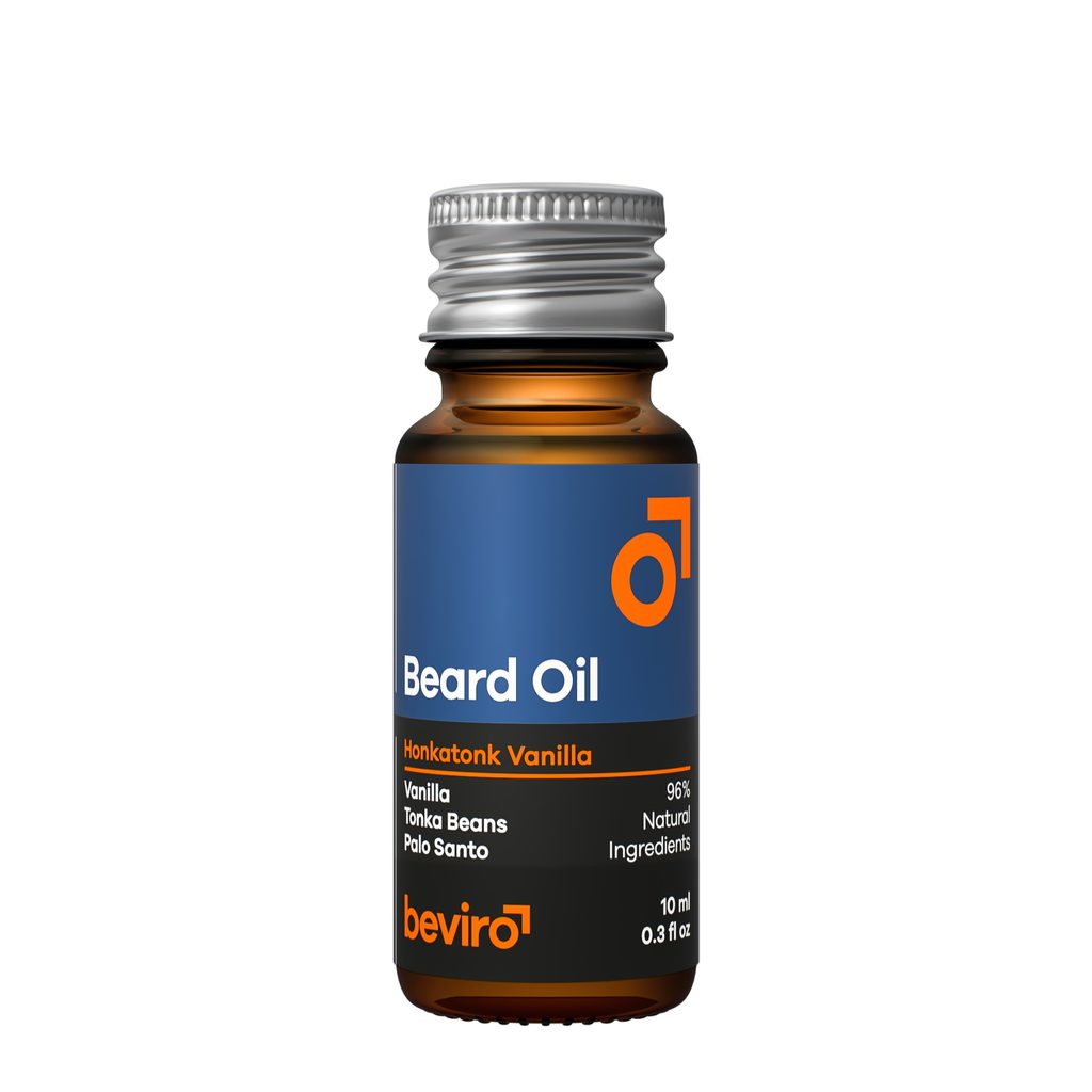 Ulei de barba Beviro, vanilie si boabe tonka, 10 ml - eMAG.ro