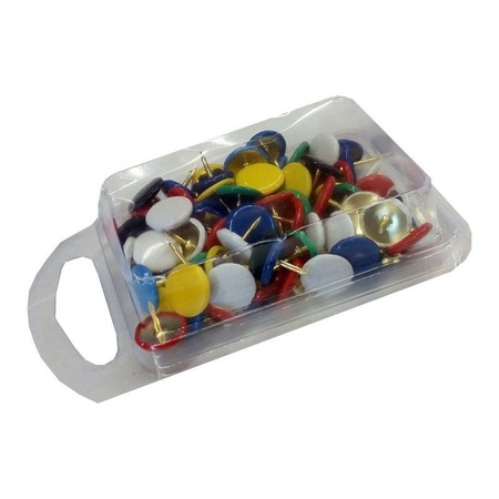 Pioneze, Multicolore, 100 bucati - eMAG.ro