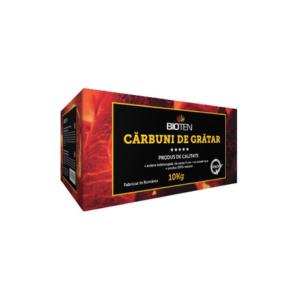 Carbuni de gratar BIOTEN 10Kg - eMAG.ro