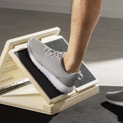 Placa de exercitii reglabila pentru intinderea gambelor Navaris, 4 ...