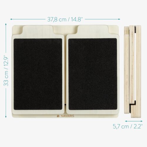 Placa de exercitii reglabila pentru intinderea gambelor Navaris, 4 ...