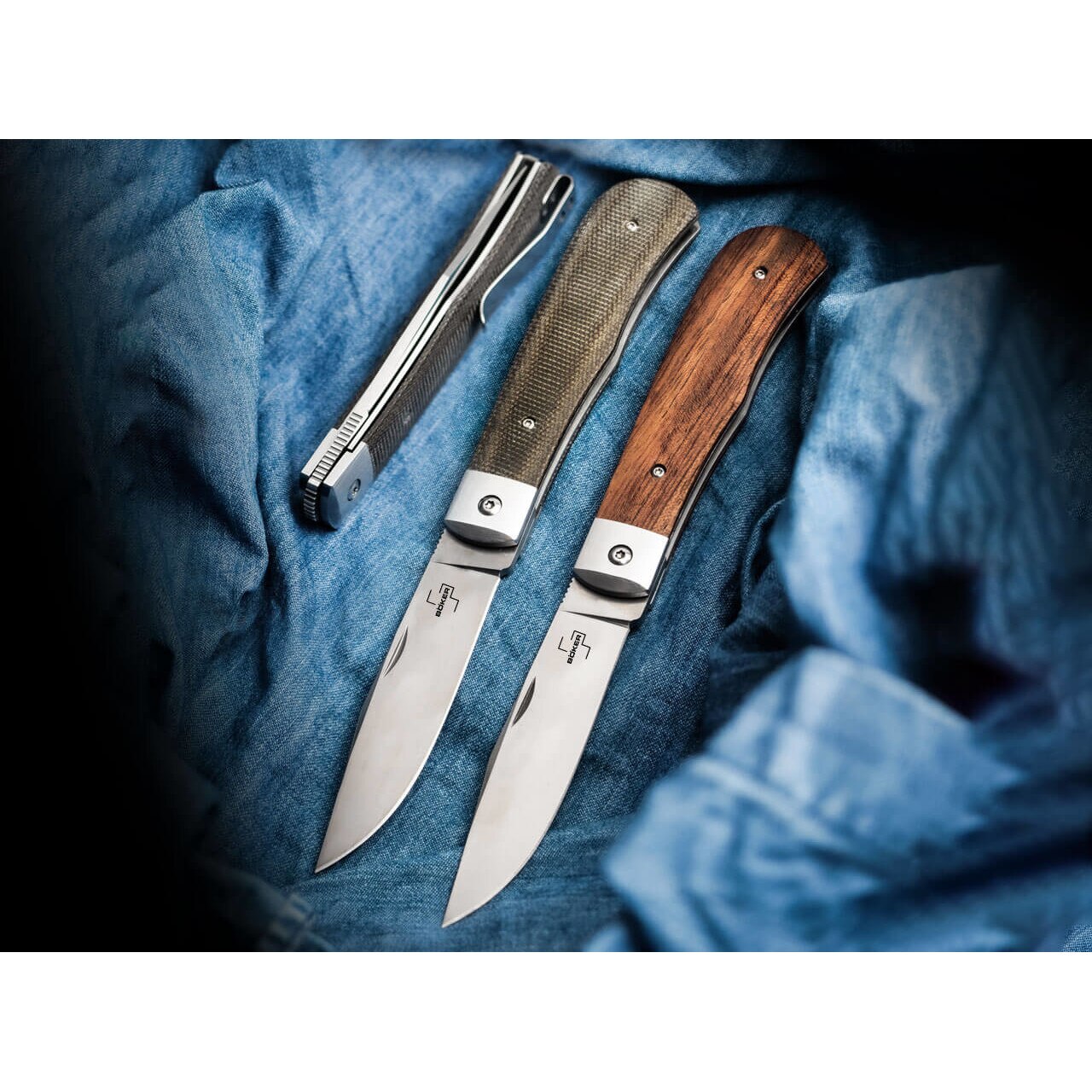 Джобен нож Boker Plus Bonfire Bubinga - eMAG.bg