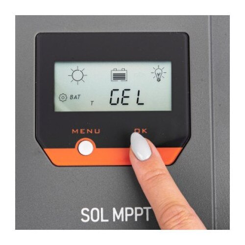 Регулатор за зареждане на фотоволтаичен панел Volt Polska, SOL MPPT 20A ...