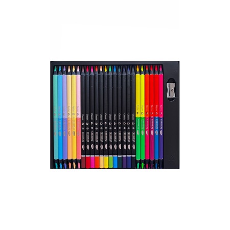 Set creioane colorate, 24 bucati, 36 culori pastel, neon, clasice ...