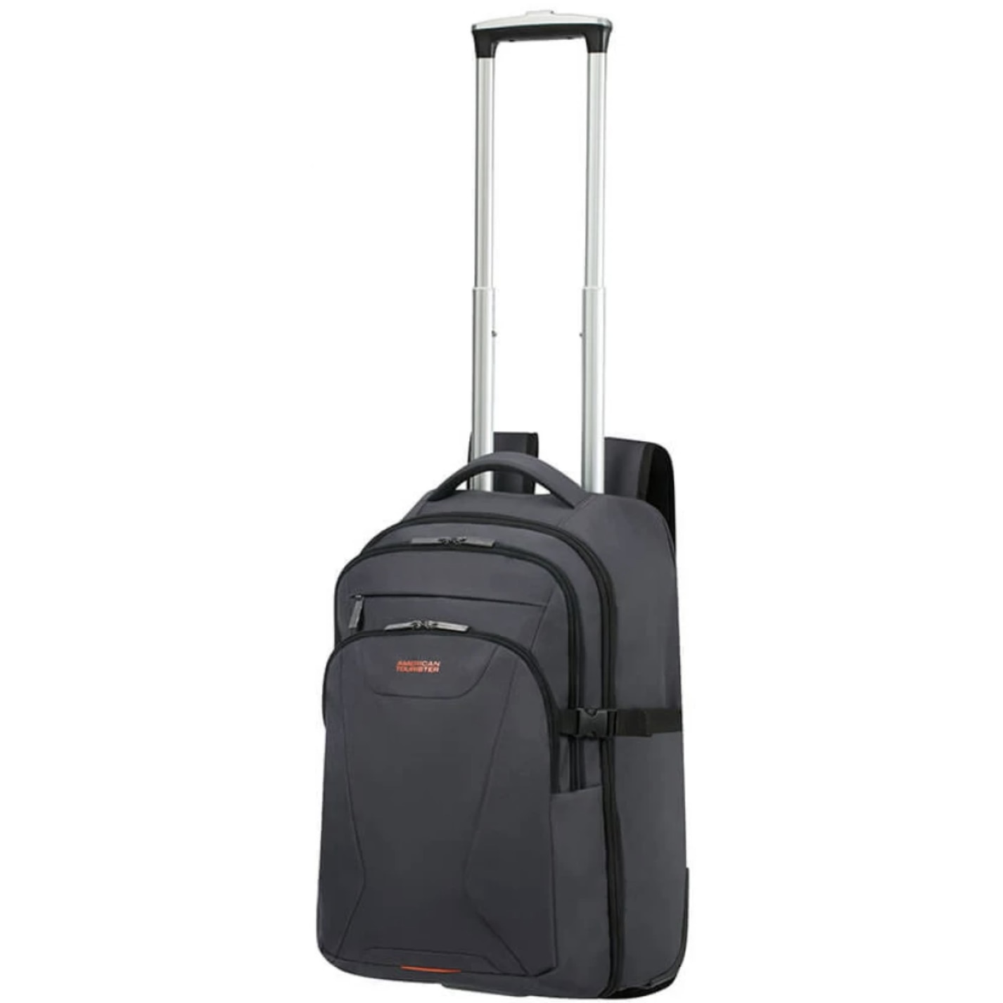 Troler tip Rucsac cu roti brand American Tourister At Work, 35L, Grey ...