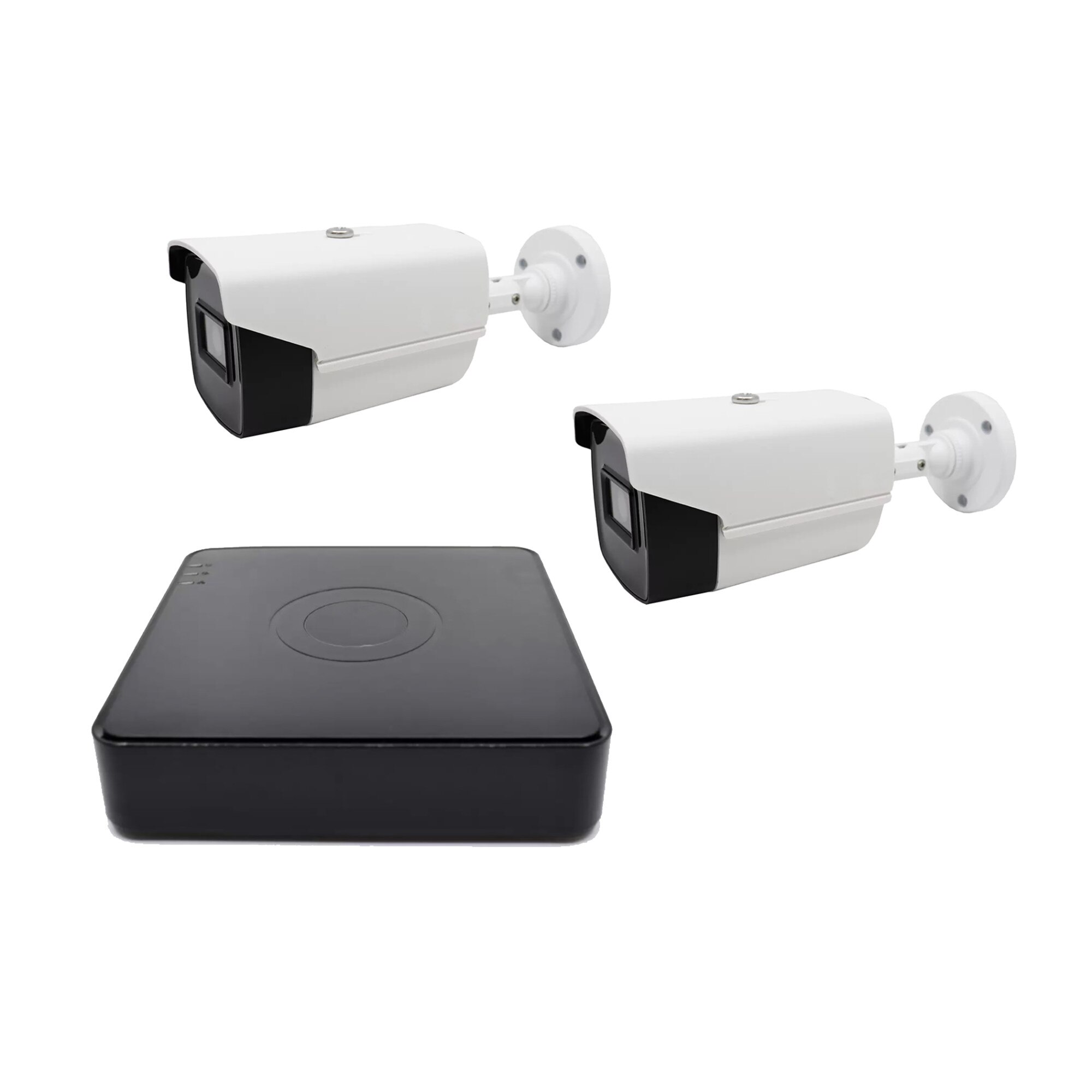 Sistem supraveghere basic, 2 camere exterior, 2MP, FULL HD, IR 40m, DVR ...