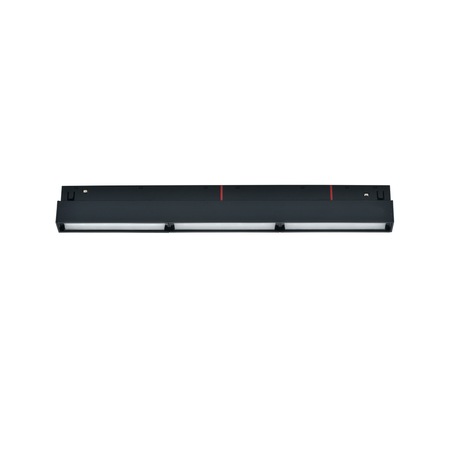 Banda LED Tripla Sina Magnetica, Lumina Neutra, Incastrata, 18W, Negru ...