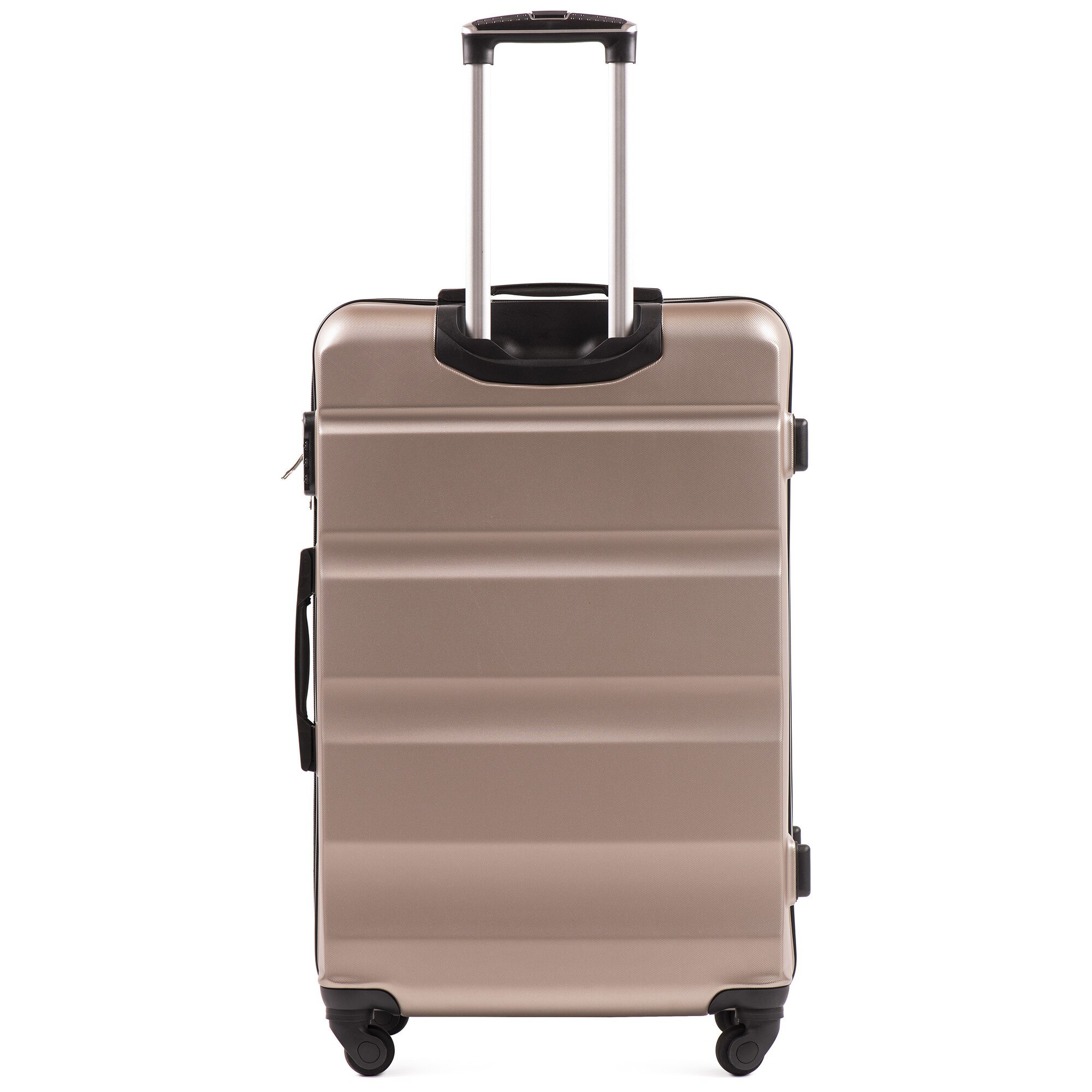 Set Trolere, WINGS, ABS, 4 Roti, AT01 3 Piese, Auriu - eMAG.ro