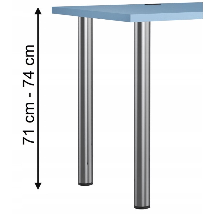 Birou, PAL/Plastic, Albastru - eMAG.ro