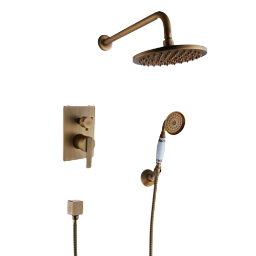 Set dus incastrat Bronz Antic cu palarie si dus de mana, Antique - eMAG.ro