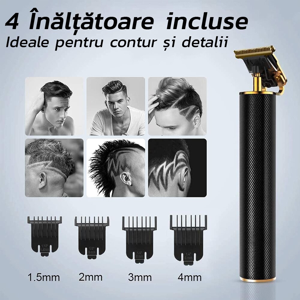 Masina Profesionala de Tuns Zenino® - Barba Si Contur, Incarcare USB ...