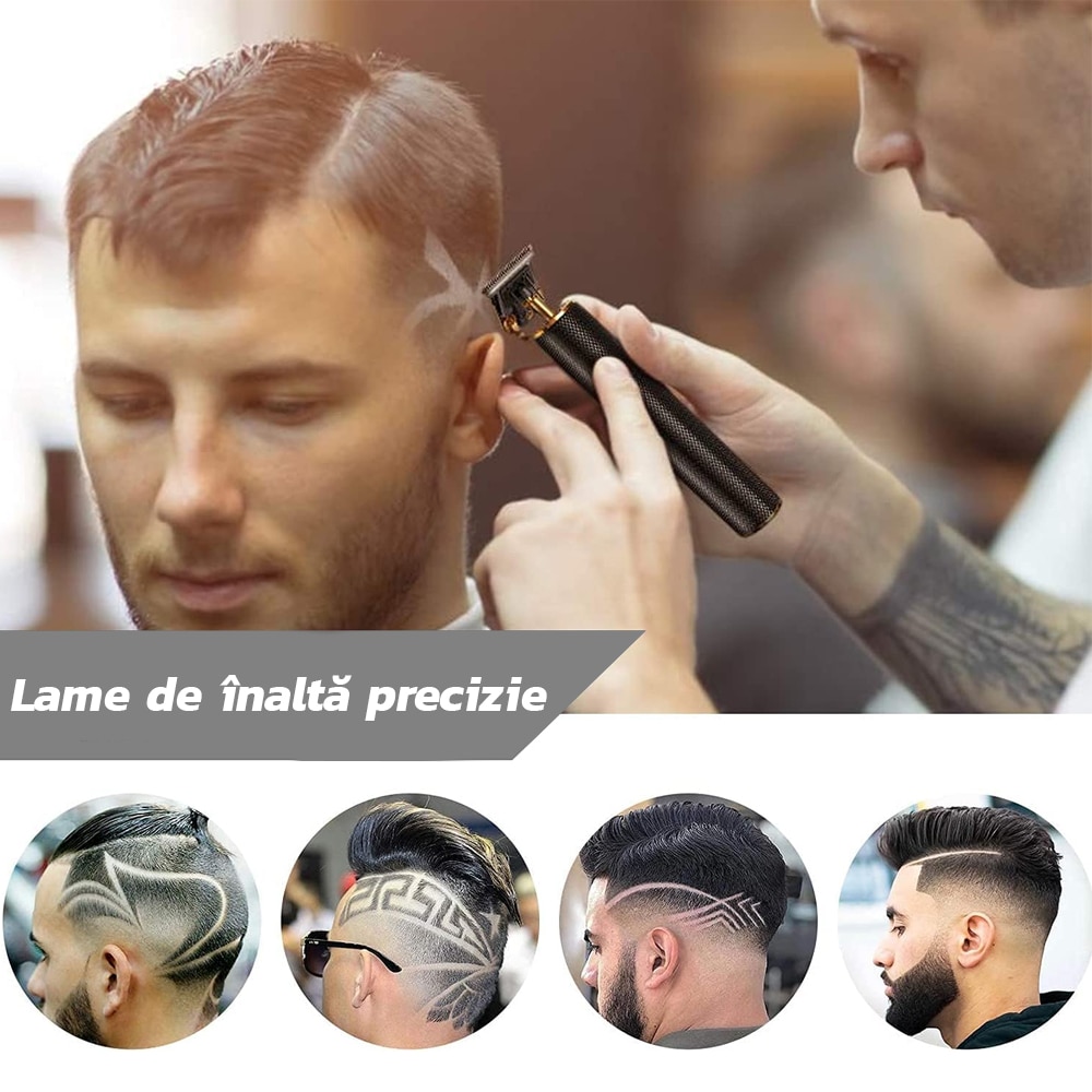 Masina Profesionala de Tuns Zenino® - Barba Si Contur, Incarcare USB ...