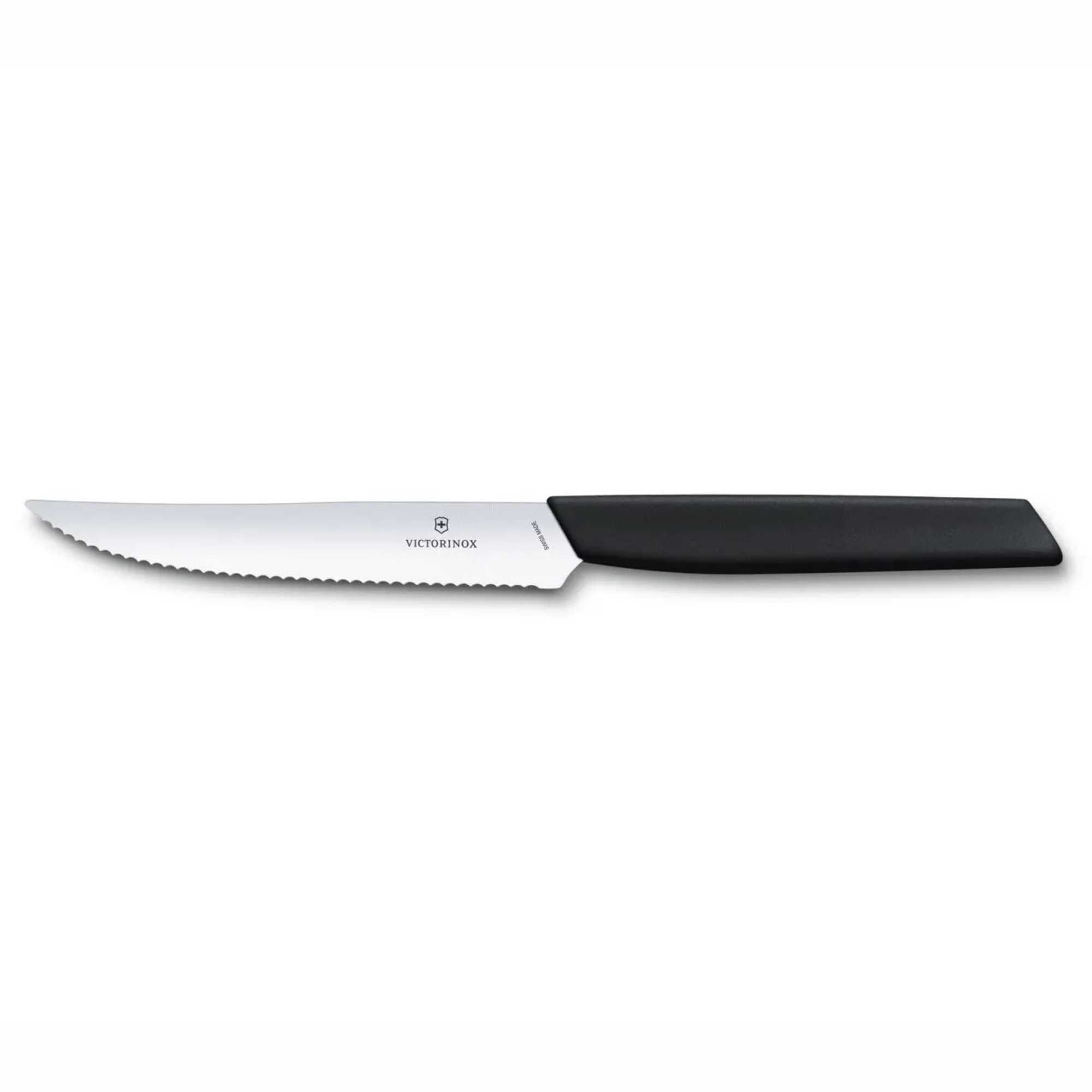 Cutit pentru friptura cu lama zimtata 12cm Victorinox Swiss Modern ...