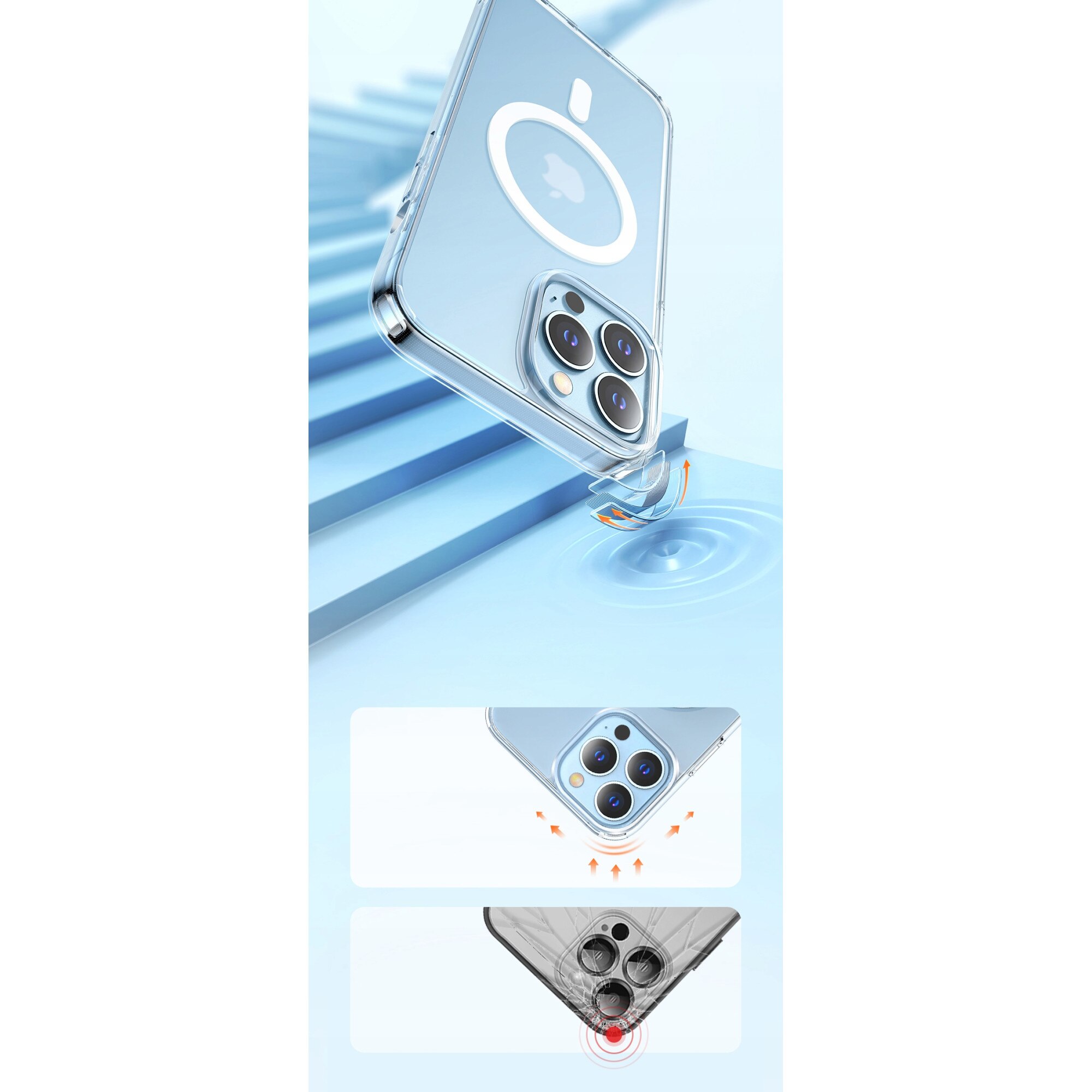 Transparent Case pentru telefon Mcdodo Case Magnetic Type Magsafe pentru Iphone 13 Pc-1650 - eMAG.ro