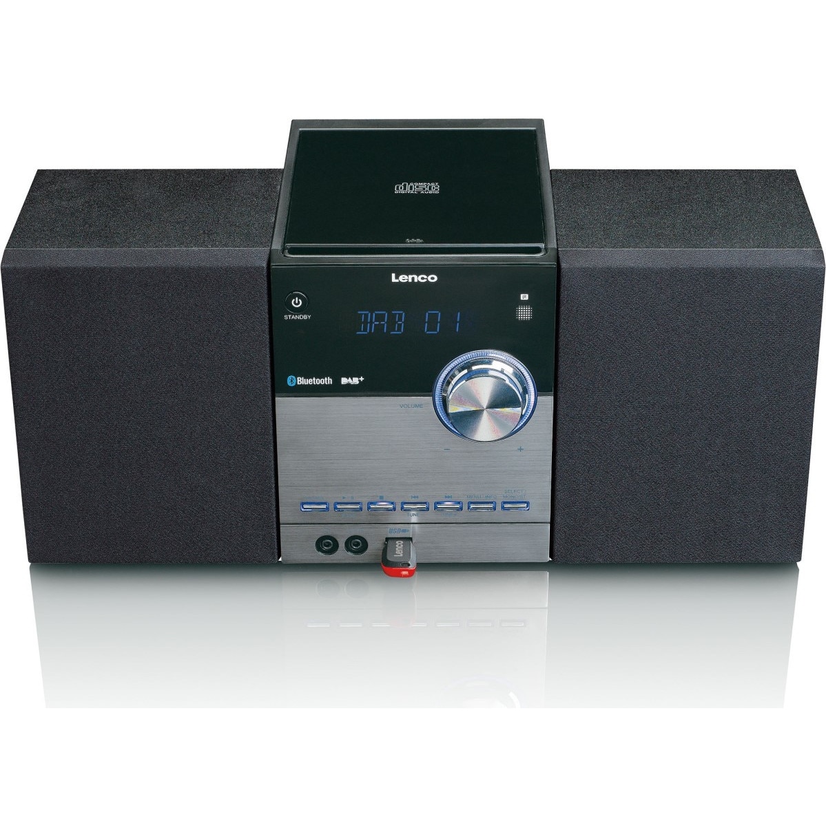 Microsistem Audio cu redare prin cd mp3 usb bluetooth radioul DAB FM ...