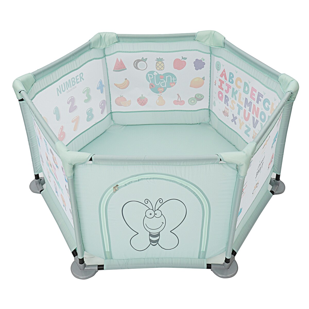 Tarc de joaca pentru copii, bioby, cu cos, 140 x 65 cm, pentru interior ...