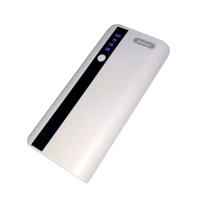 Acumulator extern Andowl, Capacitate mare 10000 mAh, Power Bank, 3 X ...