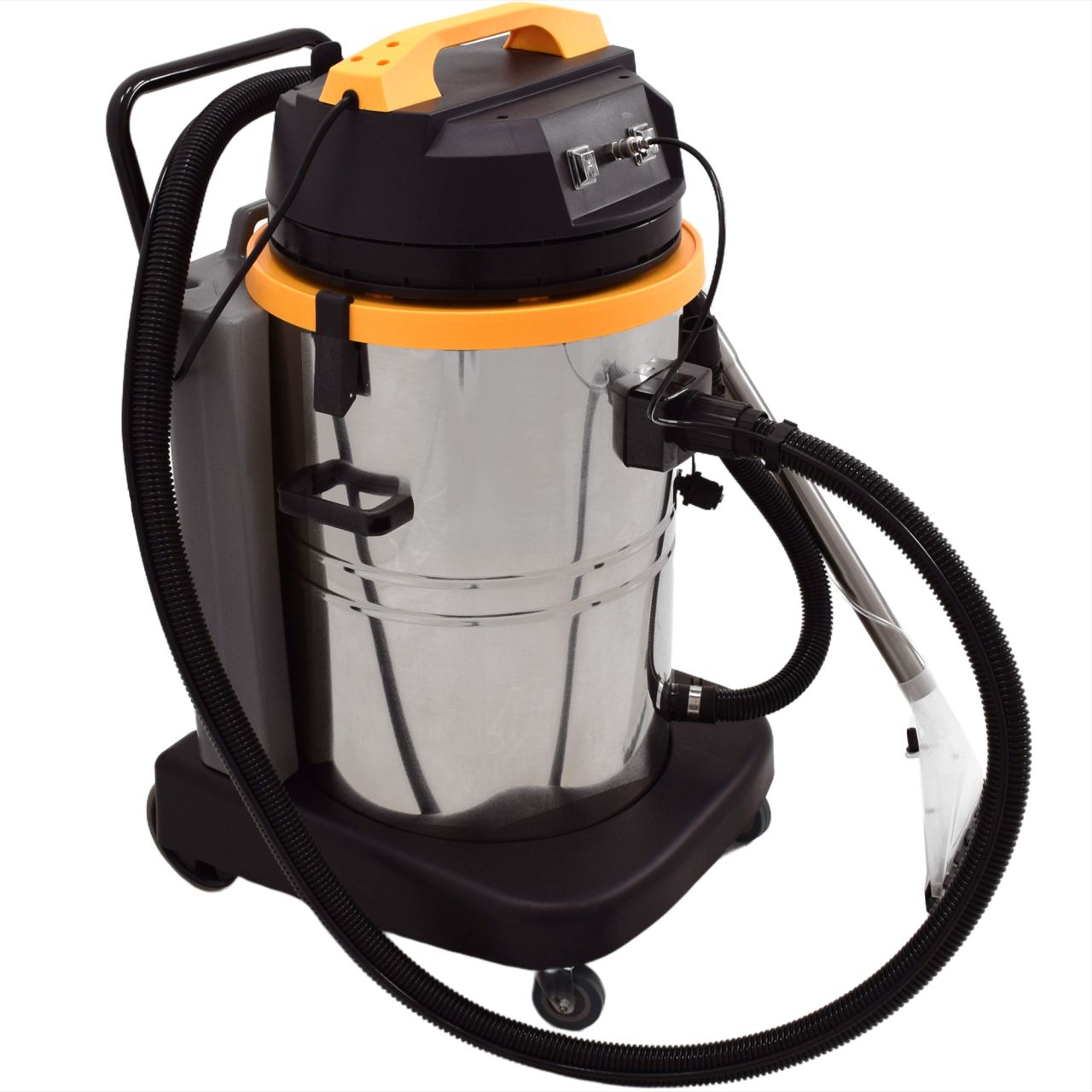 Aspirator industrial, Syntrox, Otel inoxidabil, 60 l, 2000 W ...