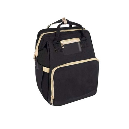 Geanta multifunctionala pentru scutece, negru, 45 x 28 x 21 cm - eMAG.ro