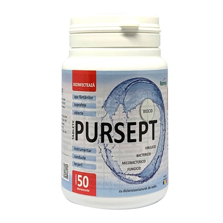 Romvac Pursept Univerzális fertőtlenítő, 50 tabletta - eMAG.hu