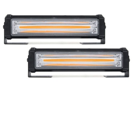 Set 2 x Lumini LED Flexzon, Tip Stroboscop De Avertizare, Galben, Flash, cu Controler, 12V - eMAG.ro