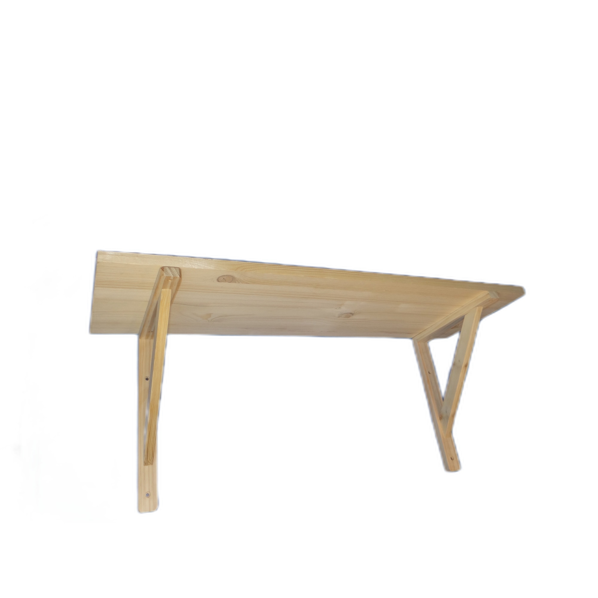 Set 2 suporti, console din lemn 30 x 25 cm pentru polita, etajera - eMAG.ro