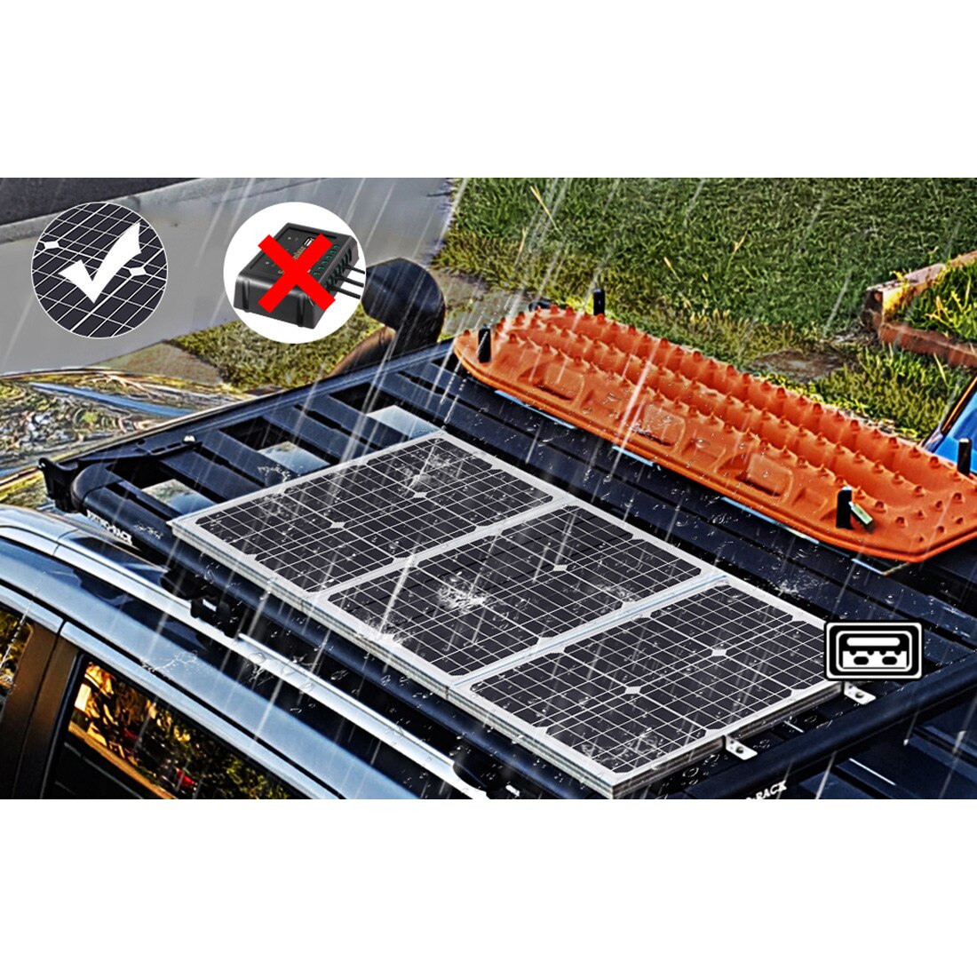 Panou fotovoltaic solar, BigBlue, controler inclus, 20W - eMAG.ro