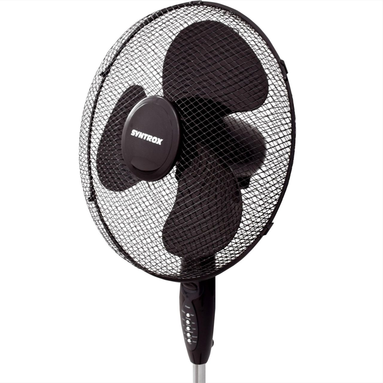 Ventilator cu telecomanda, Syntrox, 220 V, 50 W, Negru - eMAG.ro