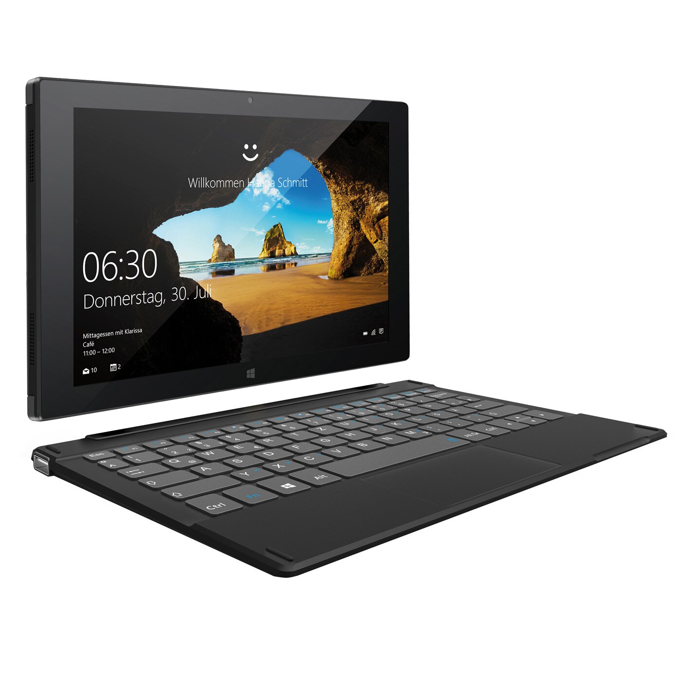 Tableta Odys Duo Win 10, 10.1" IPS LED, Intel Atom 1.83 GHz Quad Core ...