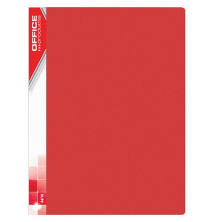 Dosar cu 40 de folii, Office Products, A4, Polipropilena, Rosu - eMAG.ro