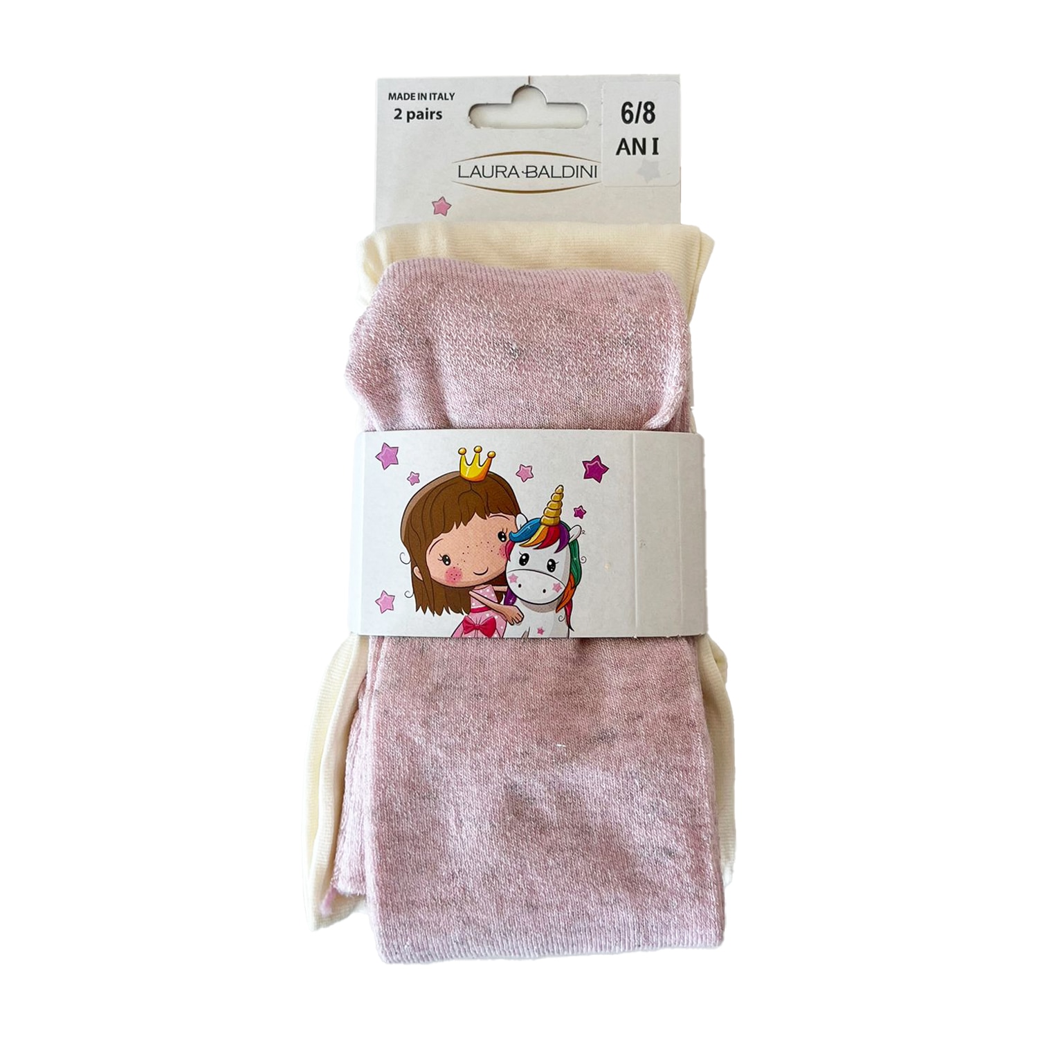 Set 2 dresuri fetite Bimba V2, 6-8 ani, Laura Baldini, Multicolor - eMAG.ro