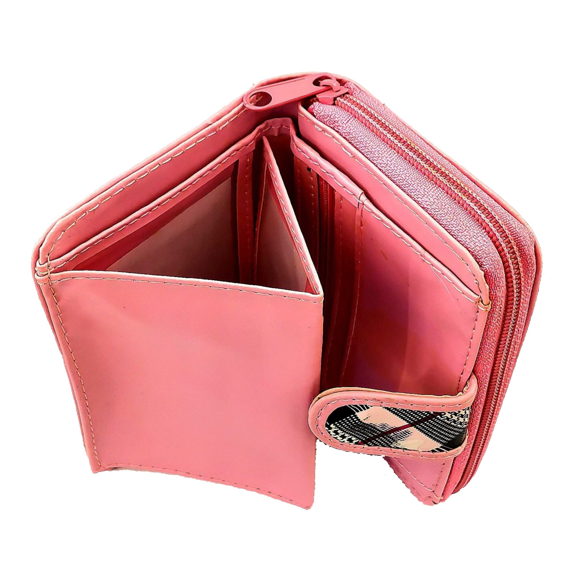 Portofel dama, din piele ecologica, roz, 18-4/4 - eMAG.ro