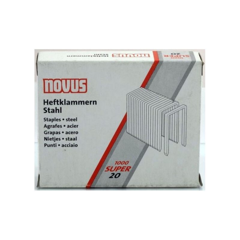 Set 1000 capse, Novus, 23/20, Otel, Argintiu - eMAG.ro