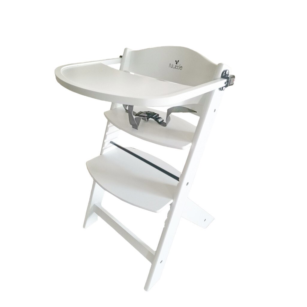 Столче за хранене Cangaroo Nuttle, бял, 6 месеца + - eMAG.bg