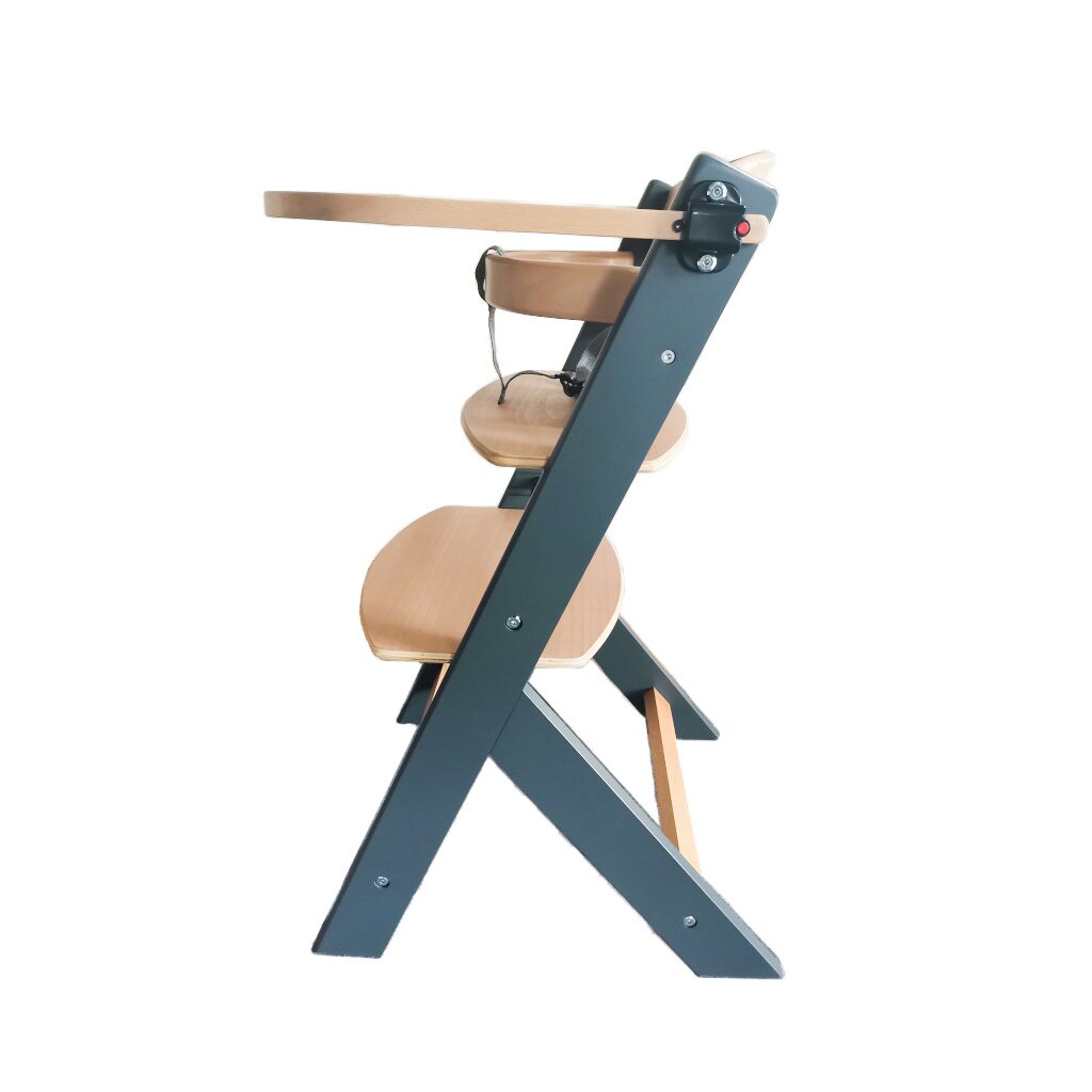 Столче за хранене Cangaroo Nuttle, сив, 6 месеца + - eMAG.bg