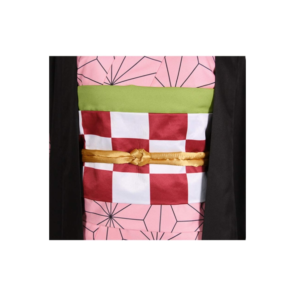 Kamado Nezuko Костюм Аниме Kimetsu no Yaiba Girls Kimono Cosplay ...