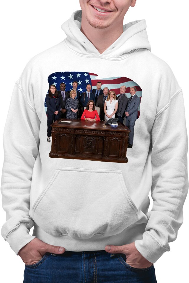 Мъжки суичър Veep Political satire Cringe comedy HBO, Бял, Размер L ...