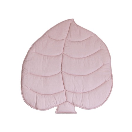 Covoras de joc in forma de frunza, Bumbac, 95x110 cm, Roz - eMAG.ro