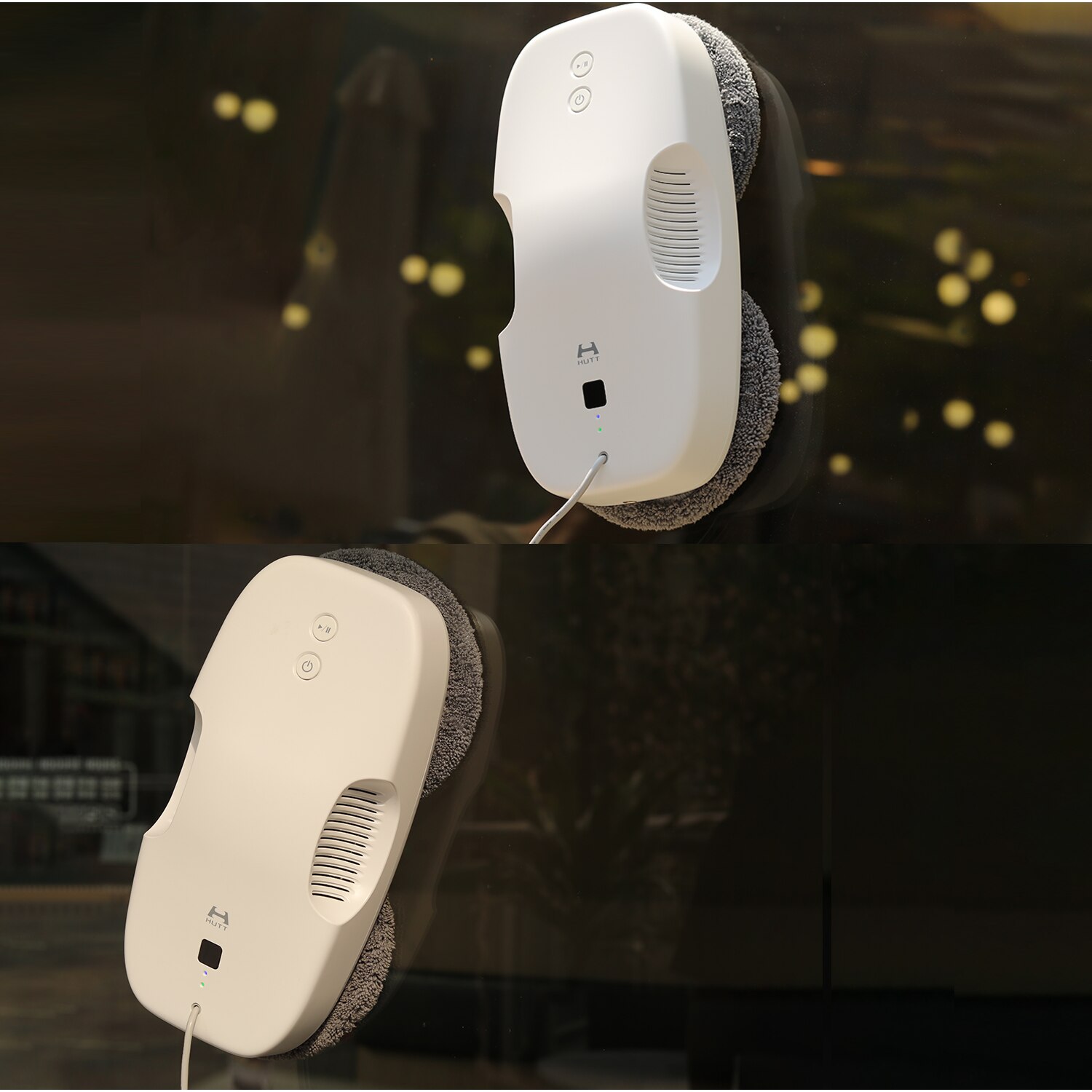 Robot curatare geamuri, HUTT DDC55, 3800PA, 27000rpm, Alb - eMAG.ro