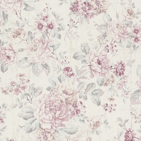 Tapet vinil, model floral, roz, rola 10 x 0.53 m - eMAG.ro